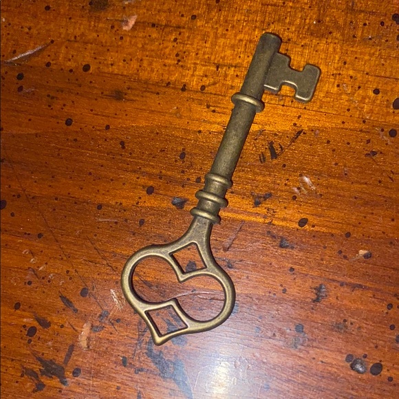 Jewelry | Vintage Brass Skeleton Key | Poshmark